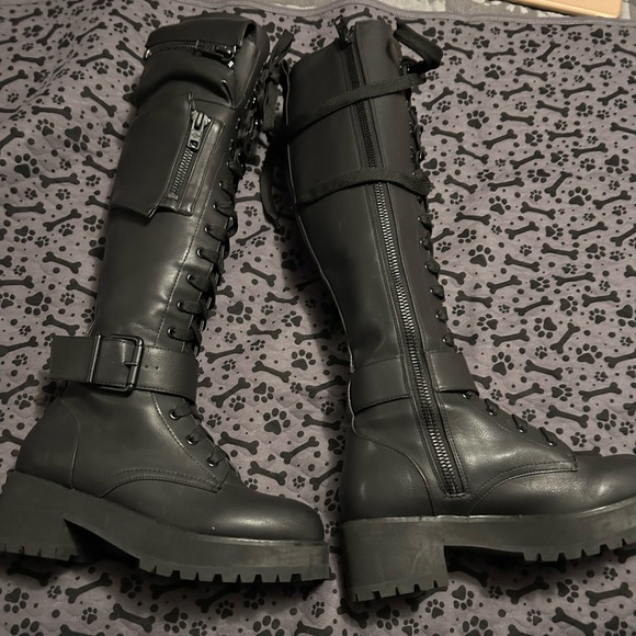 Shoes | Dolls Kill Pocket Combat Boots | Poshmark